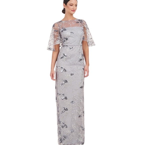 JS Collections | Dresses | New Js Collections Daphne Column Gown Dress ...
